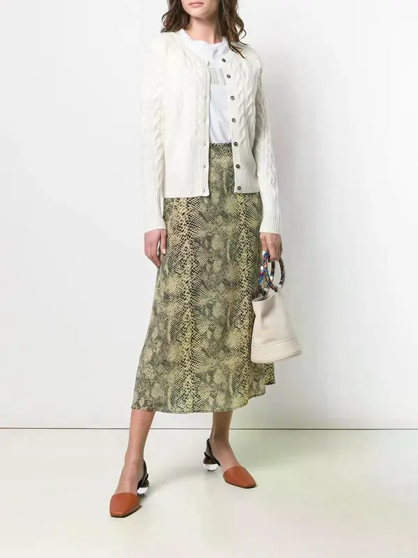 N.peal Cable Knit Cardigan