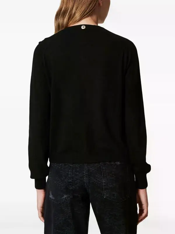TWINSET Knitted Cardigan With Bow Detailing