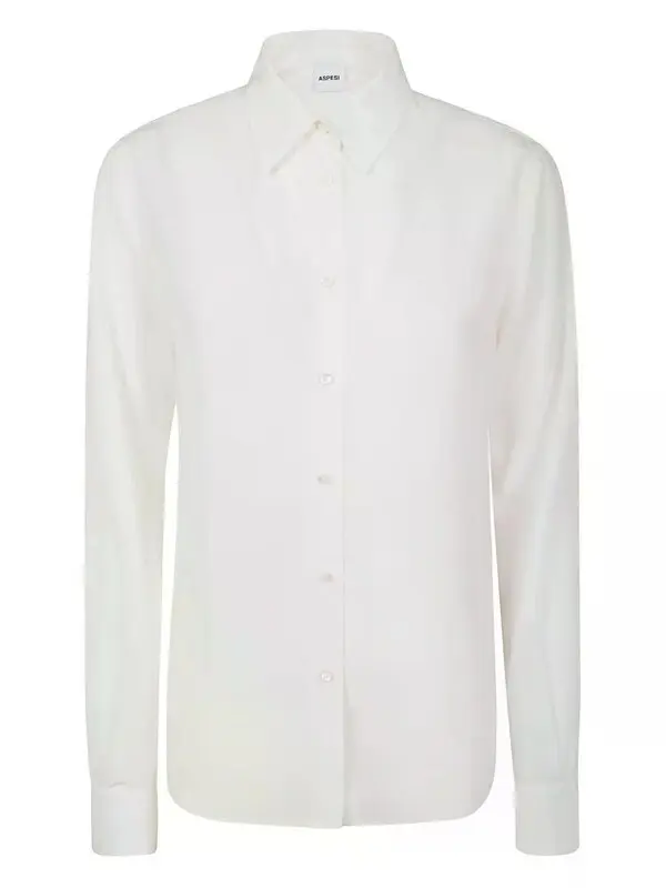 Aspesi Silk Shirt - Neutrals