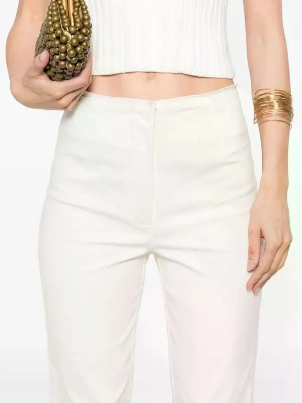 Cult Gaia Cropped Slim-fit Trousers