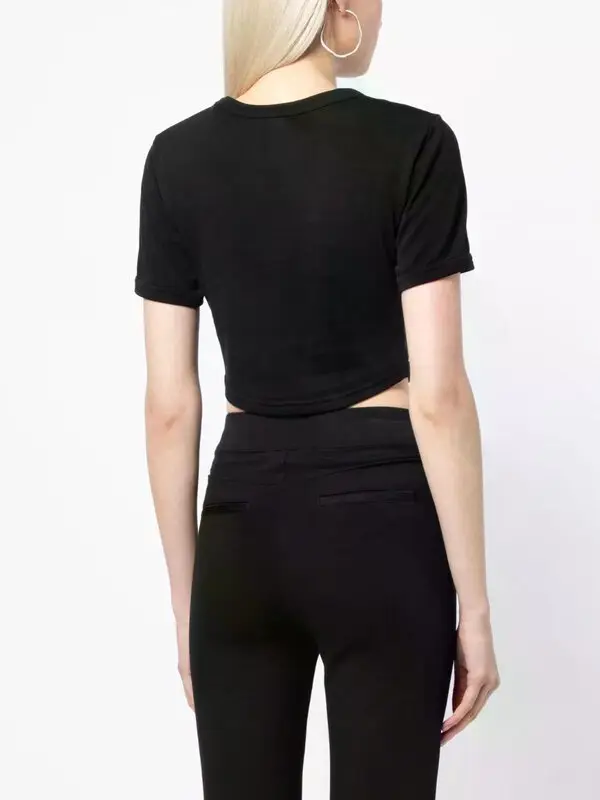 A.L.C. Wren Round-neck Cropped T-shirt