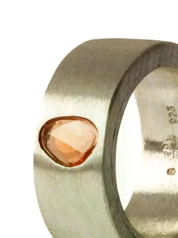 PARTS OF FOUR Sistema Sterling Sapphire Ring - Silver