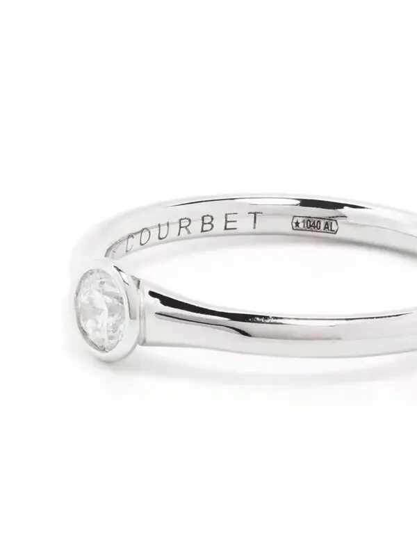 COURBET 18kt White Gold Diamond Ring