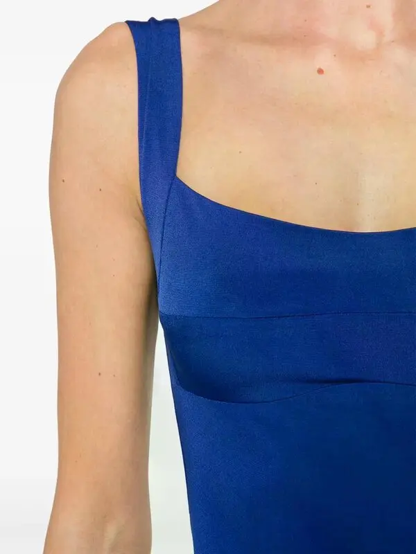 ATU BODY COUTURE Square Neck Bodysuit - Blue