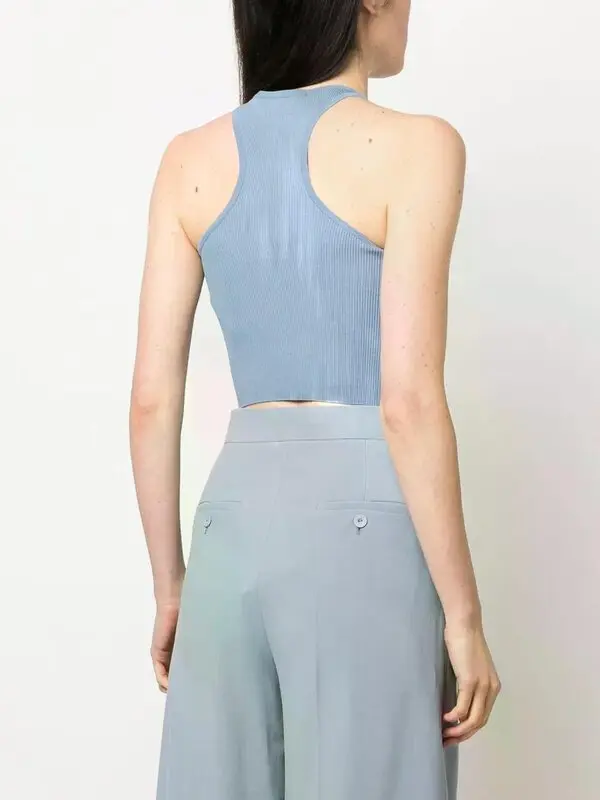 Max Mara Knitted Racerback Tank Top