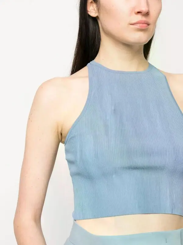 Max Mara Knitted Racerback Tank Top