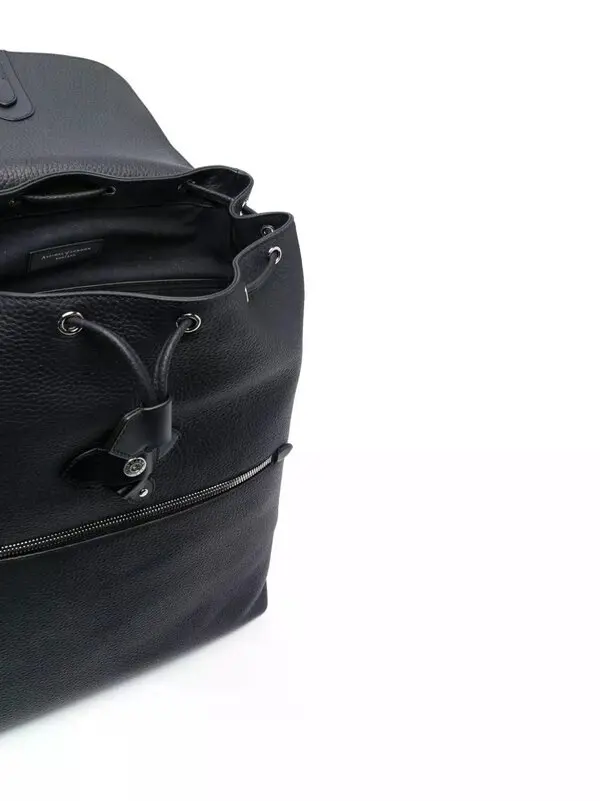 ASPINAL OF LONDON Grained Leather Reporter Backpack
