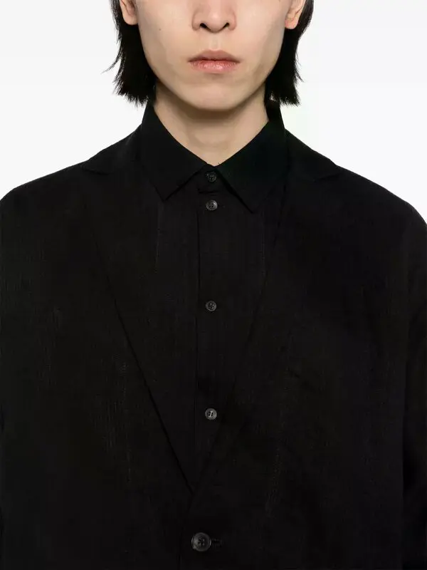 JAN JAN VAN ESSCHE Textured Linen Jacket