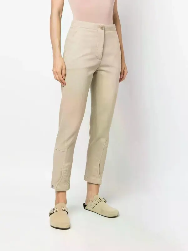 Aspesi High-waisted Wool Trousers
