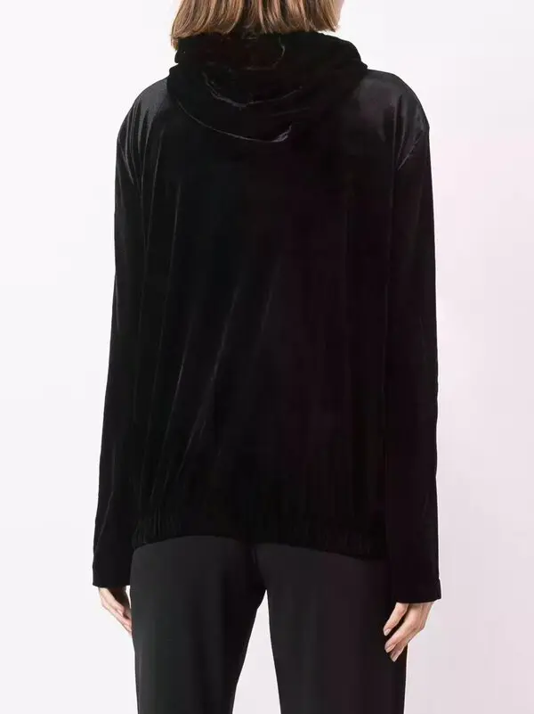 Norma Kamali Long-sleeve Drawstring Hoodie