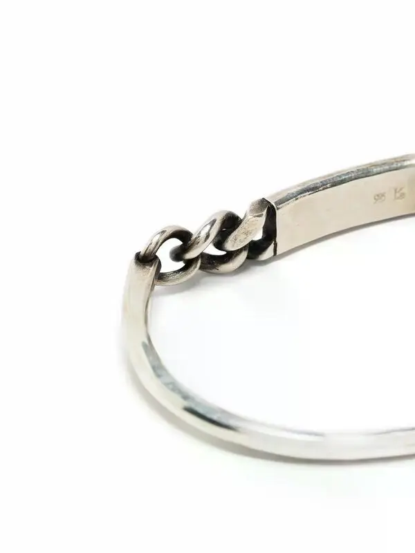 Werkstatt:München Sterling Plaque Chain Bracelet