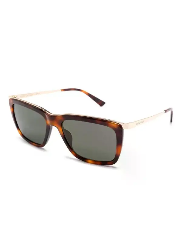 Saint Laurent Square-frame Sunglasses - Brown