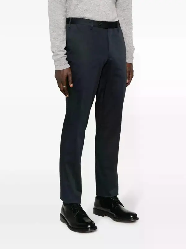 LARDINI Tailored Cotton-blend Trousers
