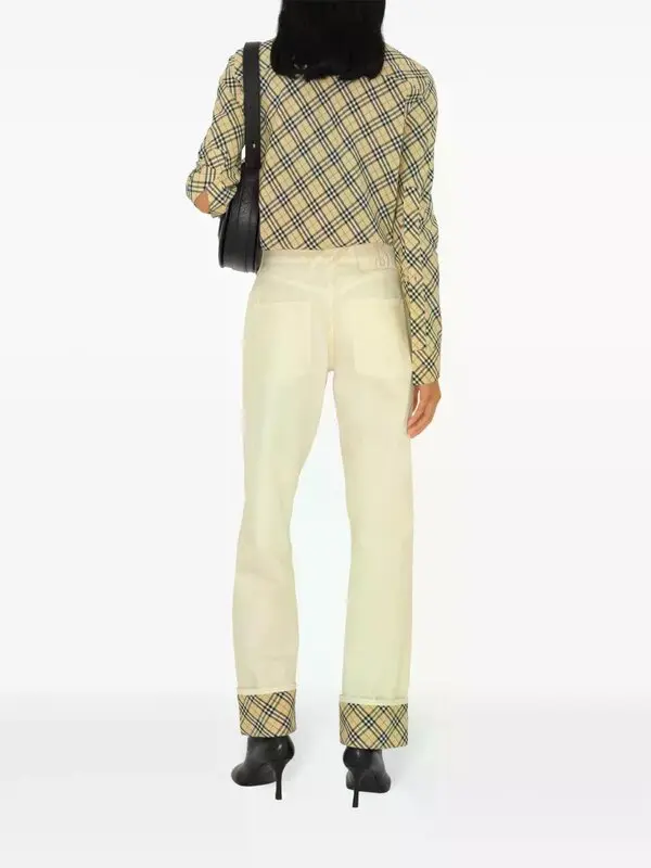 Burberry Checked Cotton Shirt