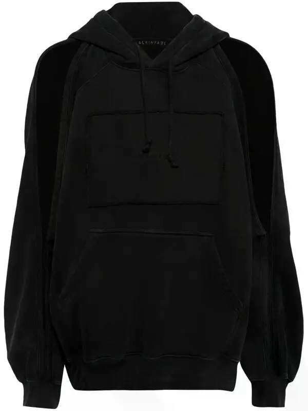 ALAINPAUL Logo-embroidered Cotton Hoodie