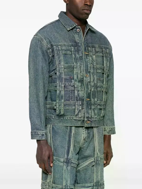 SUGARHILL Basket-weave Denim Jacket