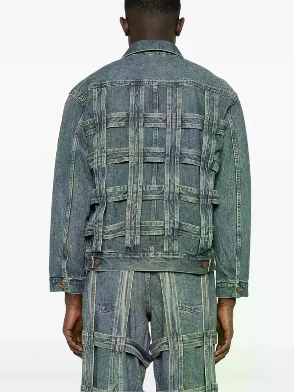 SUGARHILL Basket-weave Denim Jacket