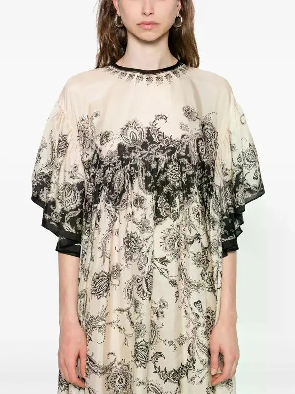Zimmermann Paisley Print Maxi Dress