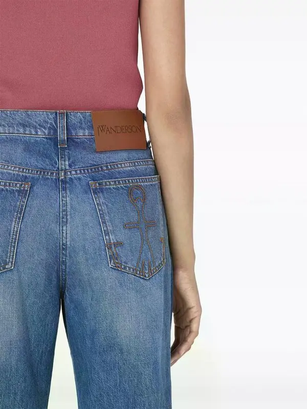 JW Anderson Cut-out Bootcut Jeans - Blue