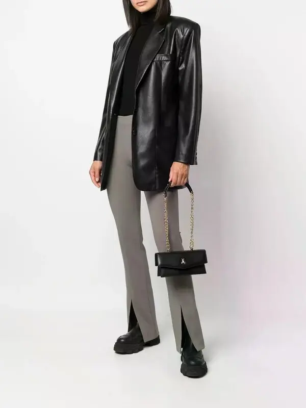 Patrizia Pepe Logo Plaque Shoulder Bag