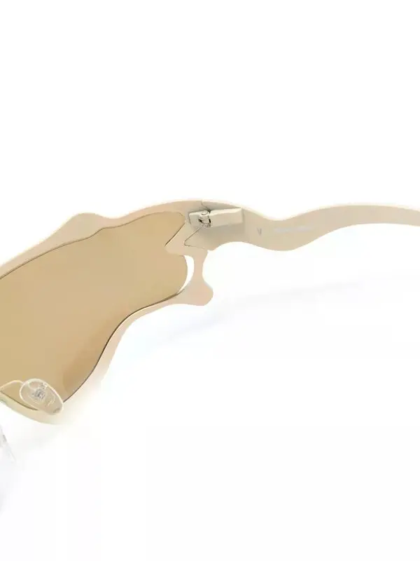 Henrik Vibskov Octane Shield Frame Sunglasses - Neutrals