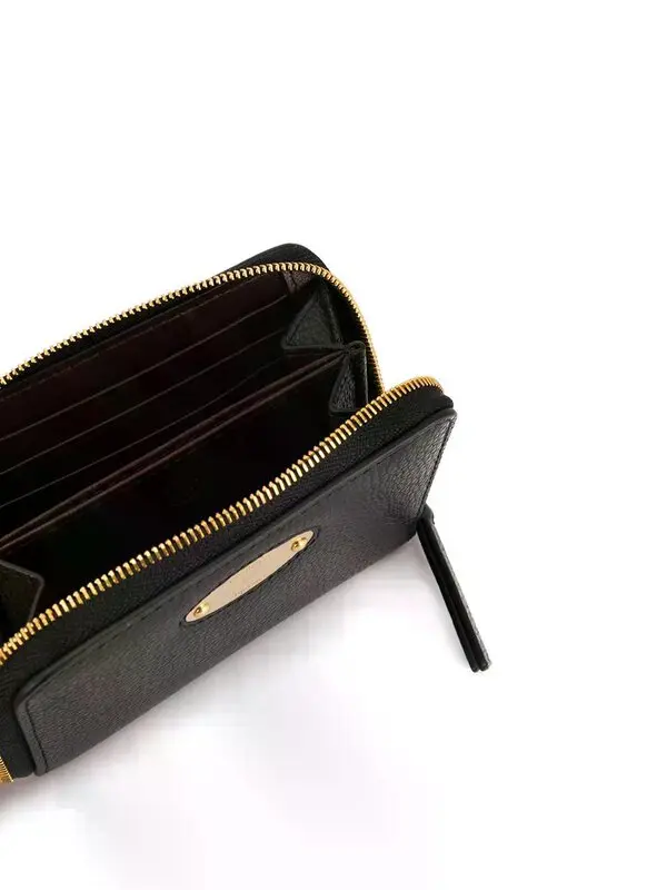 Mulberry Logo Plaque Zip-around Purse