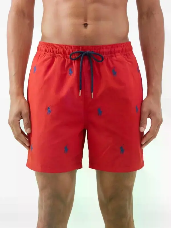 Polo Ralph Lauren Logo-embroidered Drawstring Swim Shorts