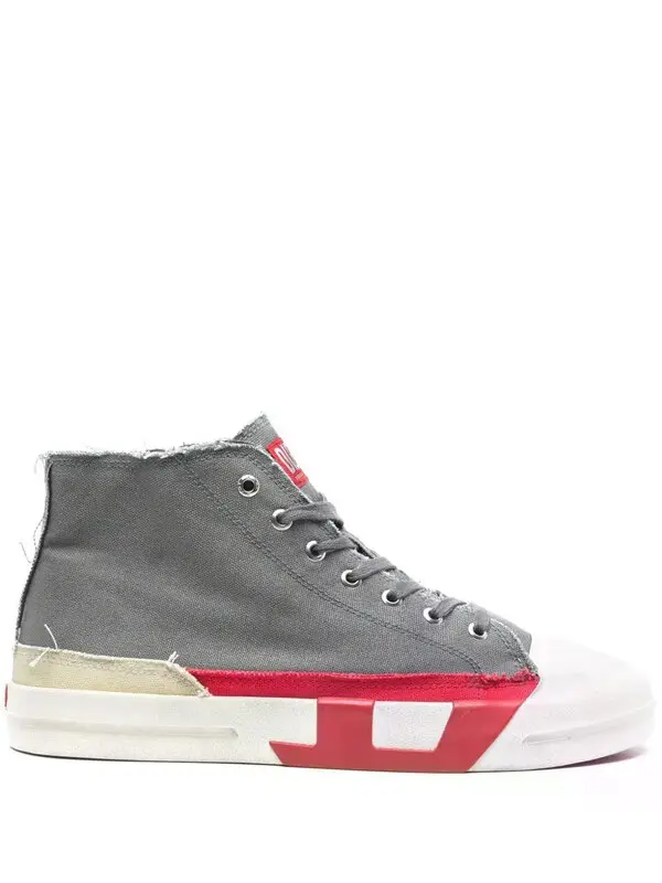 DIESEL® S-d Verse Mid Top Sneakers - Grey