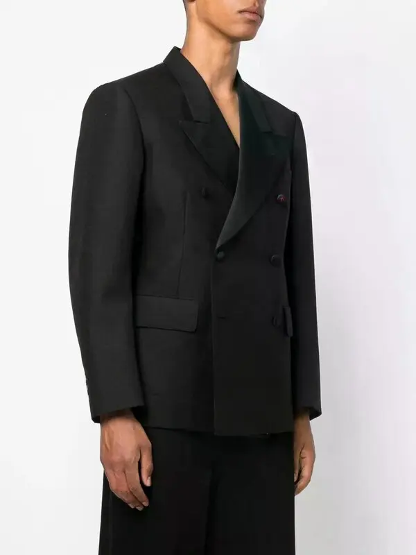 MAISON MARGIELA Double-breasted Mohair Blazer