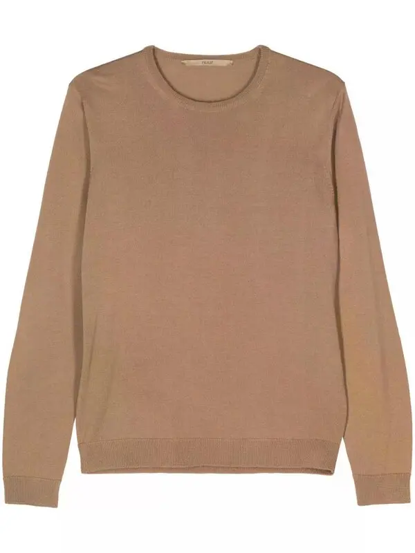 NUUR Fine-knit Merino Jumper - Brown
