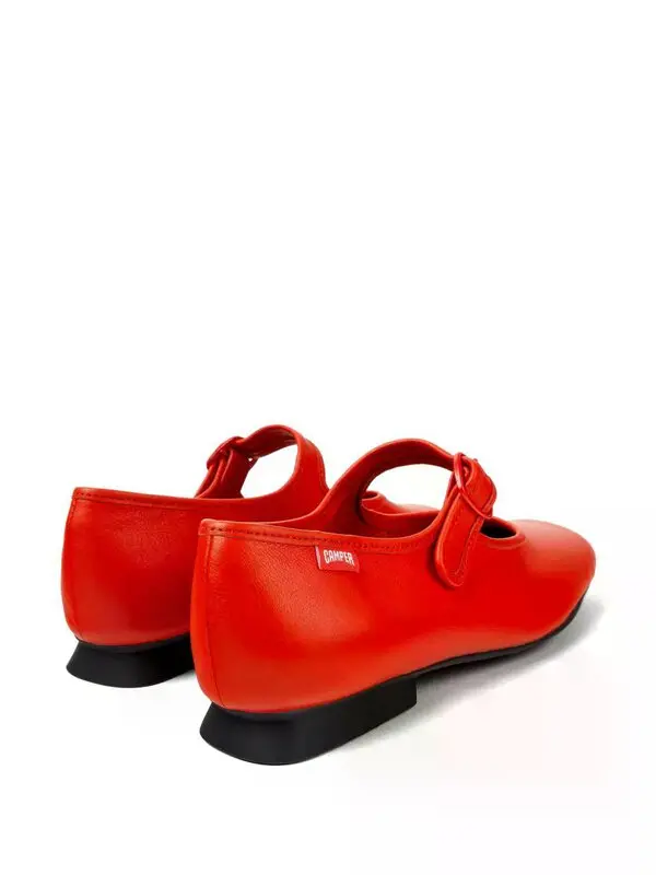 Camper Casi Myra Leather Ballerina Shoes