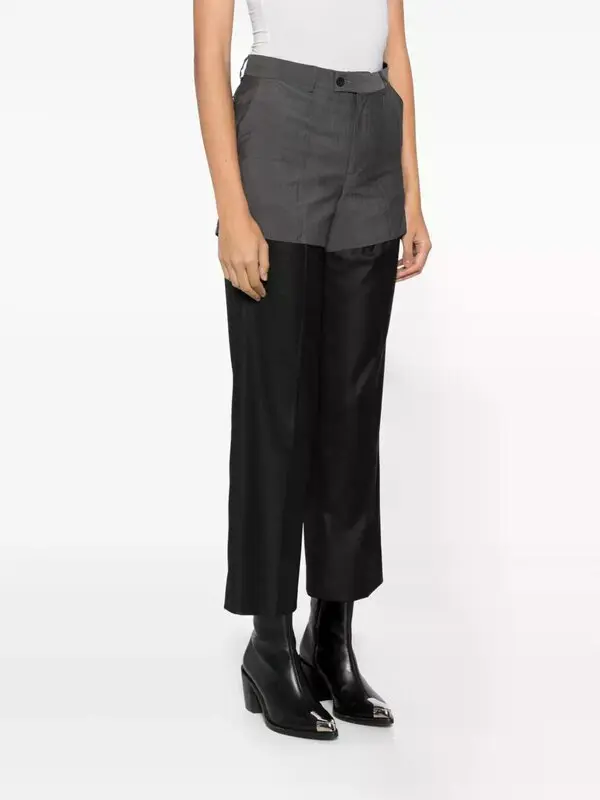 BETTTER Layered Straight Trousers