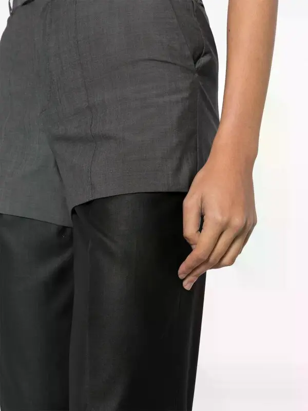 BETTTER Layered Straight Trousers