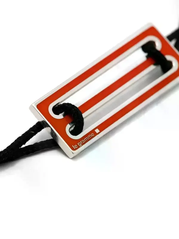 Le Gramme Lacquered Cord Bracelet