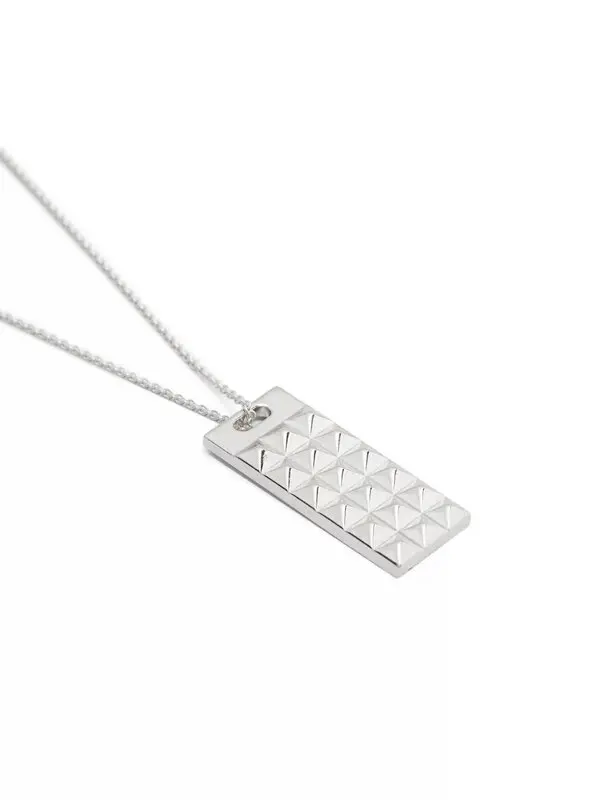 Le Gramme Tone Pyramid Pendant Necklace