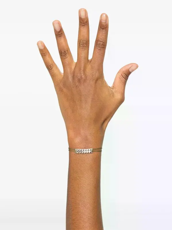 Le Gramme Buff-top Pyramid-guilloché Bracelet