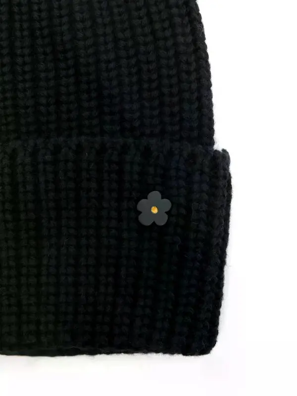 A PAPER KID Ribbed Beanie