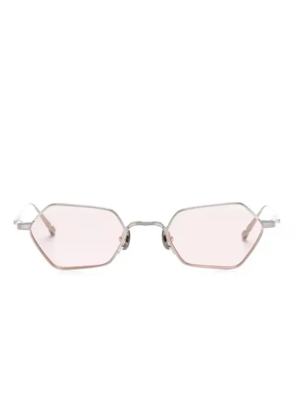 Matsuda Geometric Frame Sunglasses - Silver