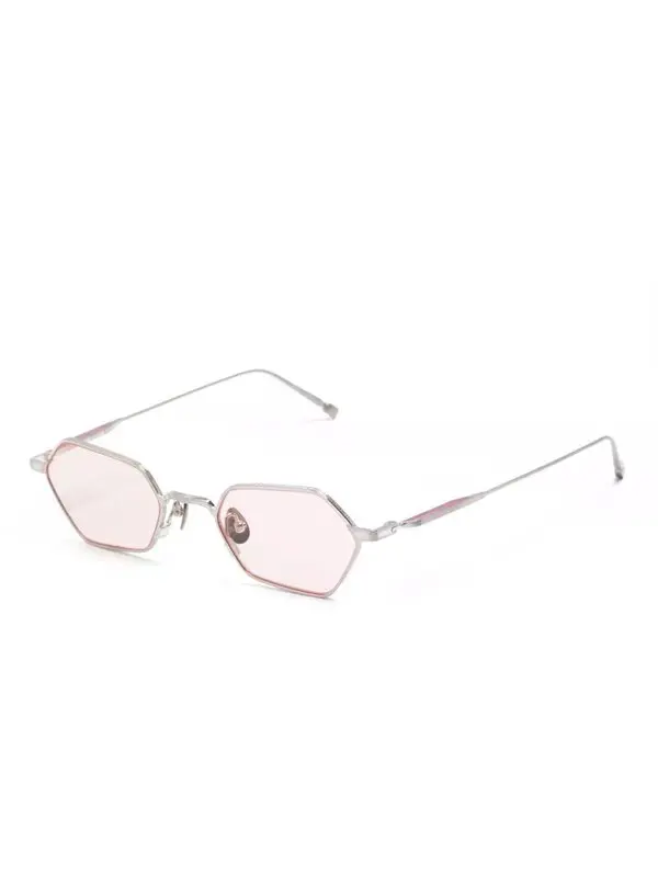 Matsuda Geometric Frame Sunglasses - Silver
