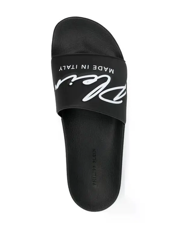 Philipp Plein Logo-print Slides