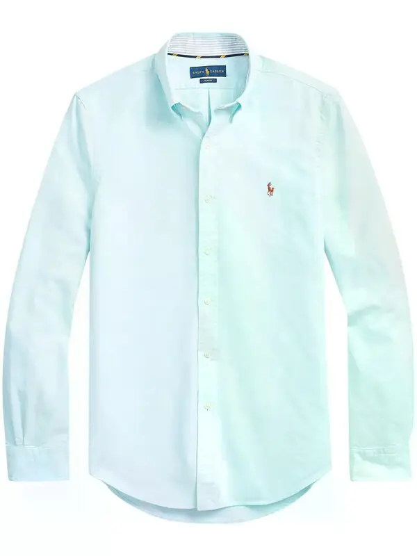Polo Ralph Lauren Embroidered Logo Oxford Shirt - Blue