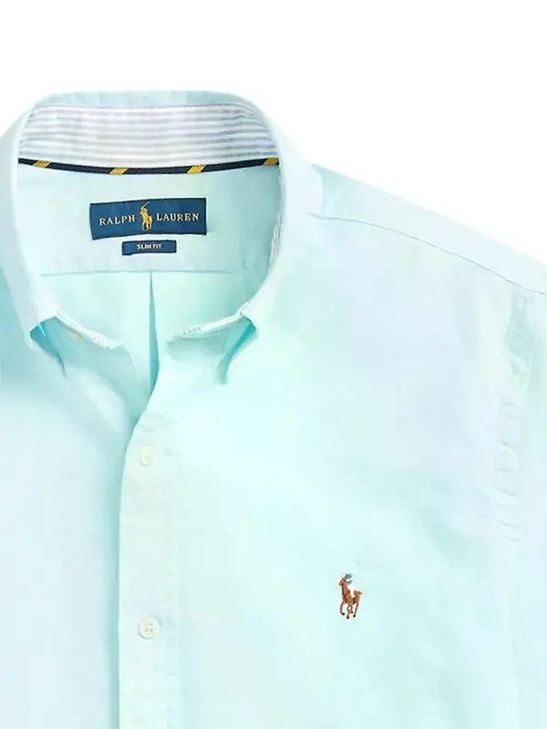 Polo Ralph Lauren Embroidered Logo Oxford Shirt - Blue