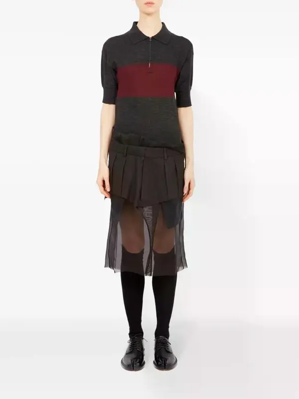 MAISON MARGIELA Cotton-wool Blend Midi Dress