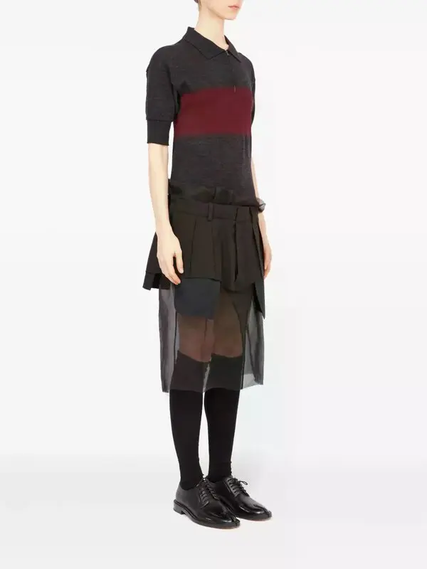 MAISON MARGIELA Cotton-wool Blend Midi Dress