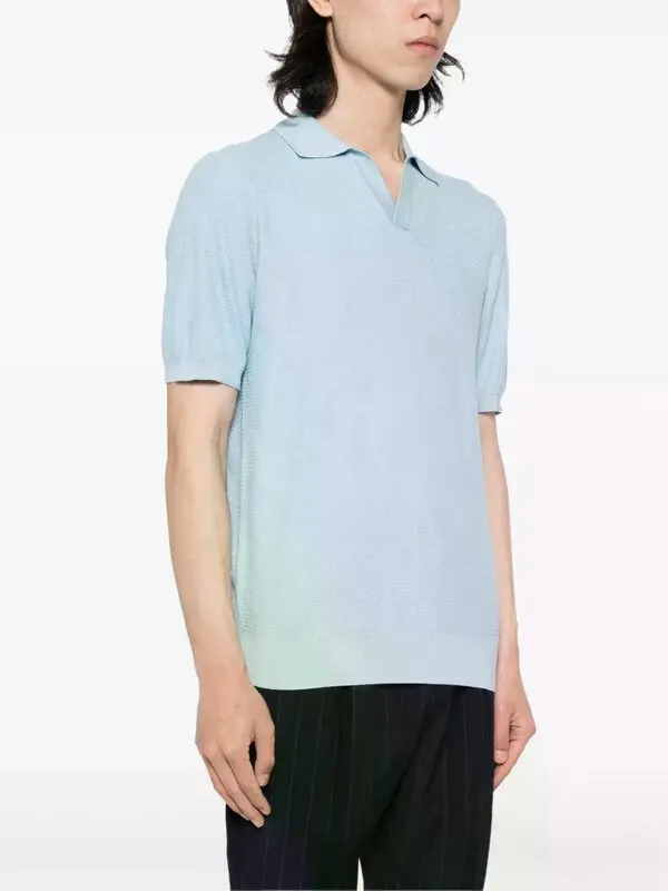 Tagliatore Paco Spread-collar Polo Shirt