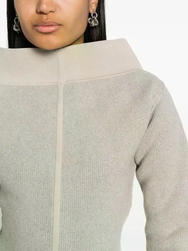 Rick Owens High-neck Extra Long-sleeved Jumper