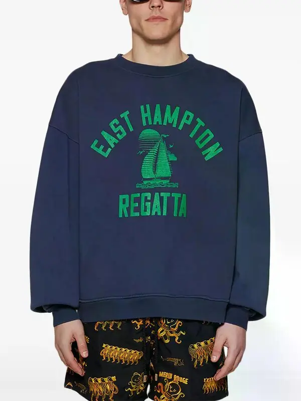 Rhude Hampton Regatta Cotton Sweatshirt