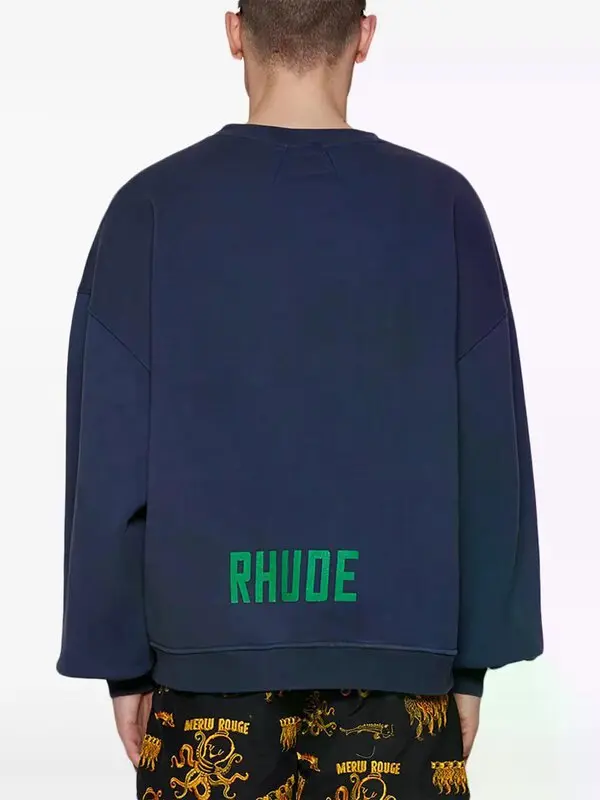 Rhude Hampton Regatta Cotton Sweatshirt