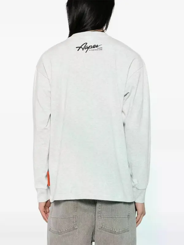 AAPE BY *A BATHING APE Graphic-print T-shirt - Grey