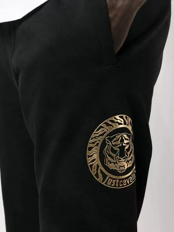 Just Cavalli Logo-print Cotton Track Pants